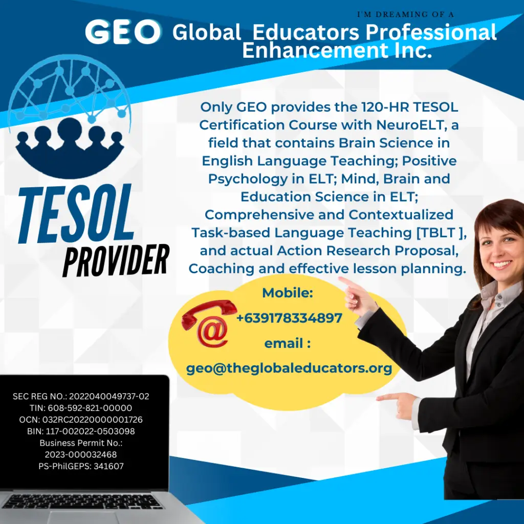 GEO TESOL - GEO-Global Educators' Organization